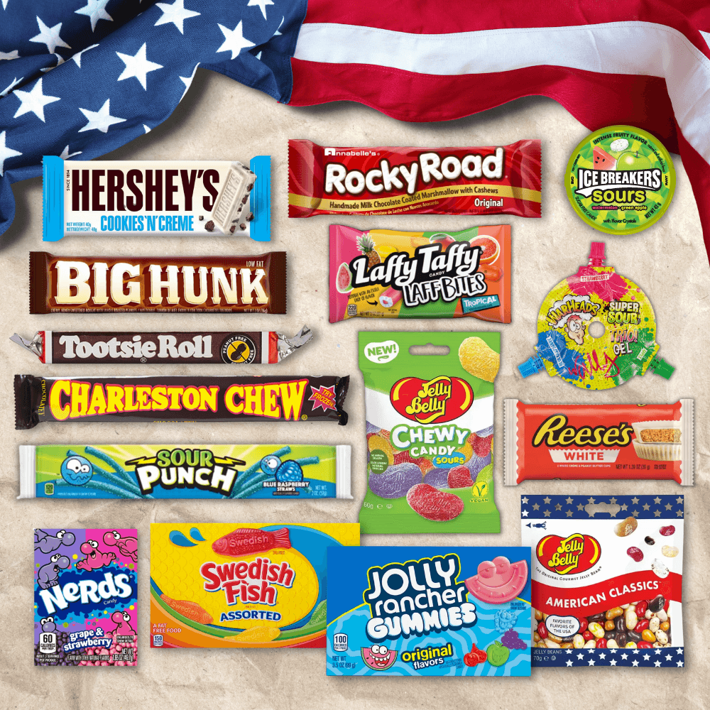 All-American Snack Box - Individual Snack Boxes - The Dandy Snack Club